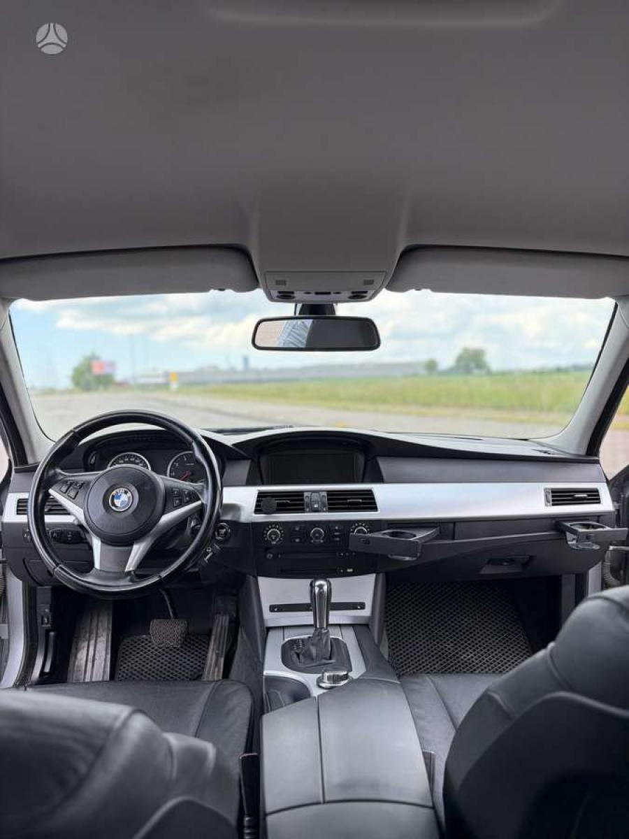 Grey BMW 523 2006 in Klaipeda, with an engine capacity of 2.50 L and mileage of 297 thousand km for 3500 €, photo 20 on AUTOMOTO.COM.LV
