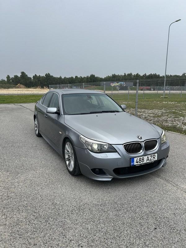 Grey BMW 523 2006 in Rakvere, with an engine capacity of 2.50 L and mileage of 293 thousand km for 3000 €, photo 10 on AUTOMOTO.COM.LV
