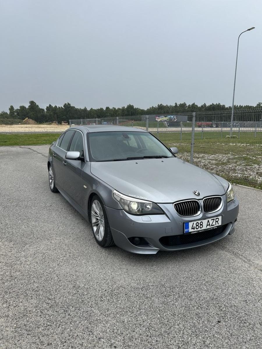 Grey BMW 523 2006 in Rakvere, with an engine capacity of 2.50 L and mileage of 293 thousand km for 3000 €, photo 11 on AUTOMOTO.COM.LV