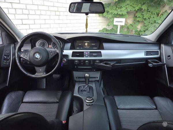 Pelēks BMW 523 2007 Viļņa, ar dzinēja tilpumu 2.50 L un nobraukumu 320 tūkst. km par 2400 €, foto 9 vietnē AUTOMOTO.COM.LV