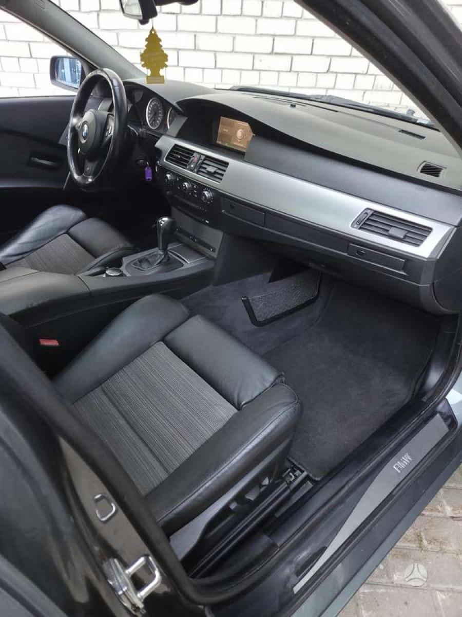 Pelēks BMW 523 2007 Viļņa, ar dzinēja tilpumu 2.50 L un nobraukumu 320 tūkst. km par 2400 €, foto 20 vietnē AUTOMOTO.COM.LV