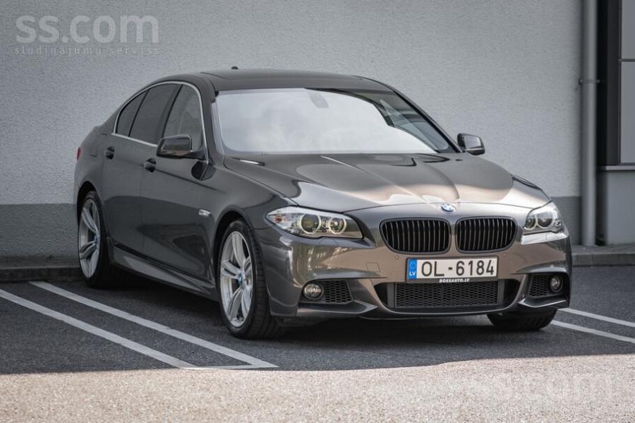 Grey BMW 523 2010 in Riga, with an engine capacity of 3.00 L and mileage of 176 thousand km for 8950 €, photo 4 on AUTOMOTO.COM.LV
