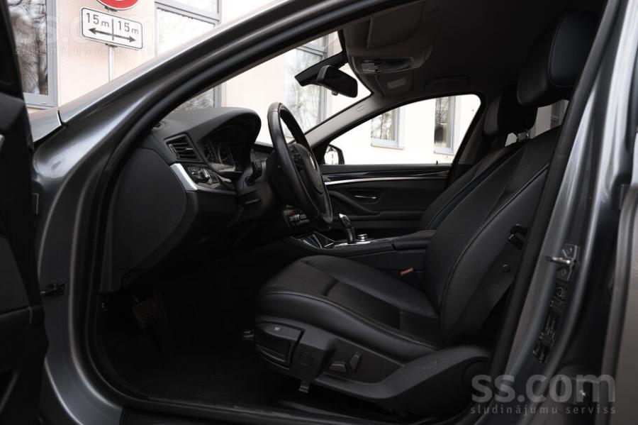 Grey BMW 523 2011 in Jelgava, with an engine capacity of 3.00 L and mileage of 241 thousand km for 6590 €, photo 19 on AUTOMOTO.COM.LV