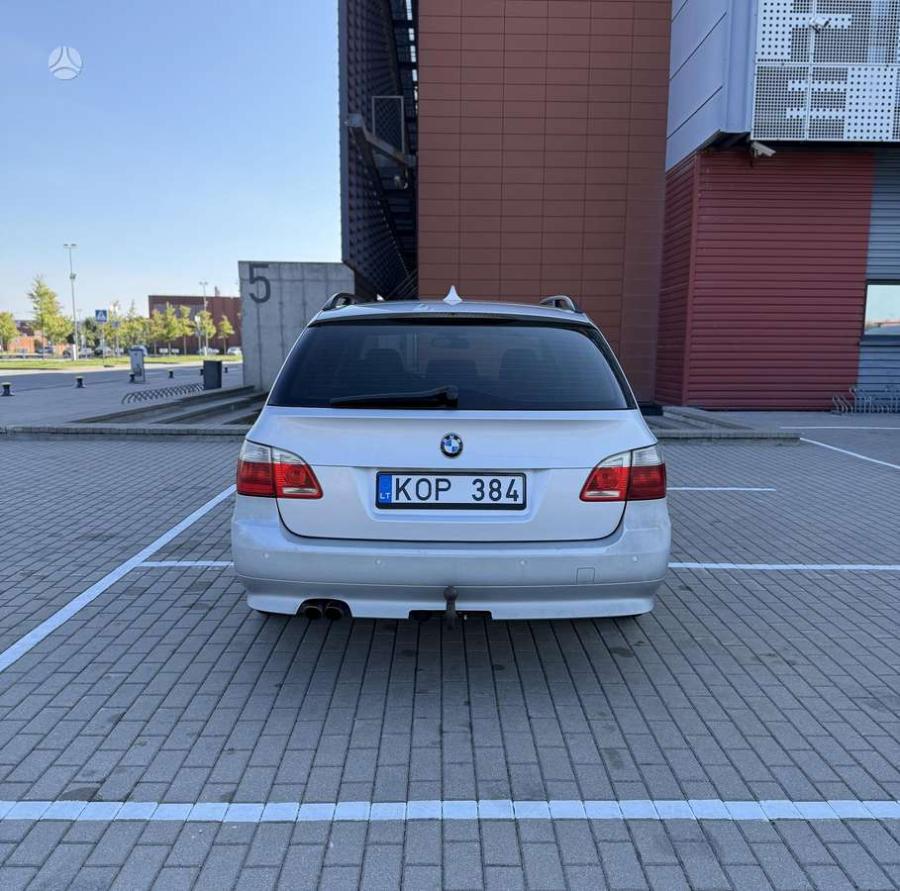 Pelēks BMW 523 2006 Klaipėda, ar dzinēja tilpumu 2.50 L un nobraukumu 334 tūkst. km par 2900 €, foto 7 vietnē AUTOMOTO.COM.LV