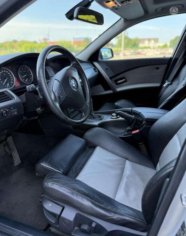 Pelēks BMW 523 2006 Klaipėda, ar dzinēja tilpumu 2.50 L un nobraukumu 334 tūkst. km par 2900 €, foto 10 vietnē AUTOMOTO.COM.LV