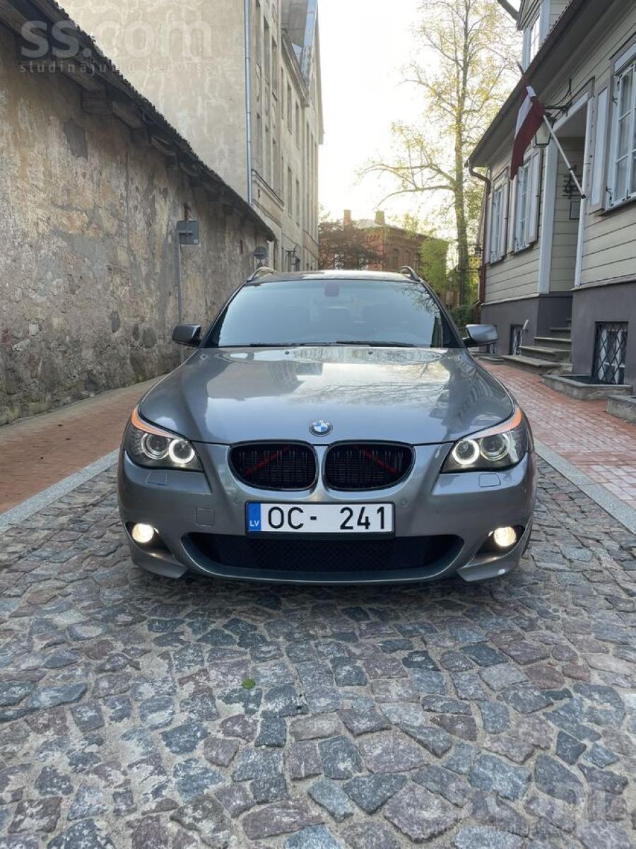 Pelēks BMW 523 2007 Cēsis, ar dzinēja tilpumu 2.50 L un nobraukumu 285 tūkst. km par 1400 €, foto 1 vietnē AUTOMOTO.COM.LV