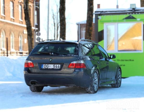 Grey BMW 523 2007 in Rezekne, with an engine capacity of 2.50 L and mileage of 211 thousand km for 4995 €, photo 4 on AUTOMOTO.COM.LV