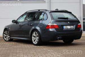 Grey BMW 523 2007 in Riga, with an engine capacity of 2.50 L and mileage of 0 thousand km for 4495 €, photo 5 on AUTOMOTO.COM.LV