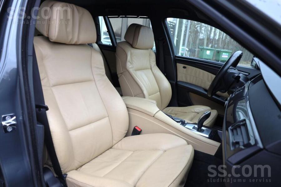 Grey BMW 523 2007 in Riga, with an engine capacity of 2.50 L and mileage of 0 thousand km for 4495 €, photo 15 on AUTOMOTO.COM.LV