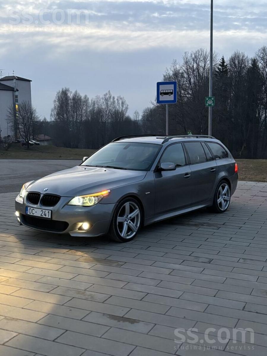 Серый БМВ 523 2007 в Цесис, объемом двигателя 2.50 л и пробегом 297 тыс. км за 5695 €, фото 1 на AUTOMOTO.COM.LV