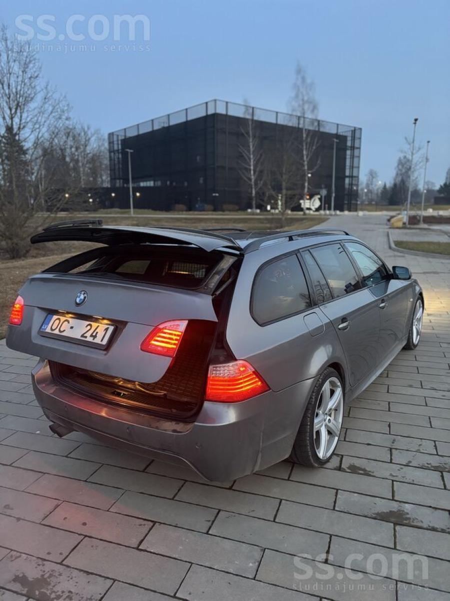 Серый БМВ 523 2007 в Цесис, объемом двигателя 2.50 л и пробегом 297 тыс. км за 5695 €, фото 10 на AUTOMOTO.COM.LV