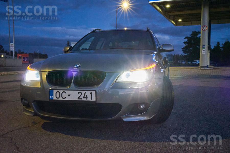 Grey BMW 523 2007 in Cesis, with an engine capacity of 2.50 L and mileage of 302 thousand km for 3690 €, photo 1 on AUTOMOTO.COM.LV
