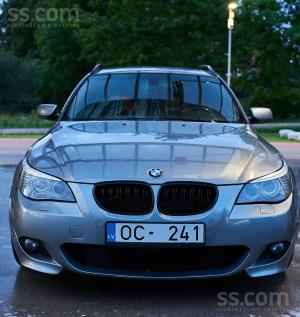 Grey BMW 523 2007 in Cesis, with an engine capacity of 2.50 L and mileage of 302 thousand km for 3690 €, photo 5 on AUTOMOTO.COM.LV
