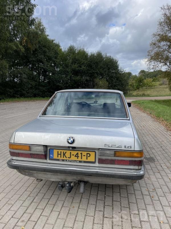 Grey BMW 524 1985 in Liepaja, with an engine capacity of 2.40 L and mileage of 210 thousand km for 5500 €, photo 3 on AUTOMOTO.COM.LV