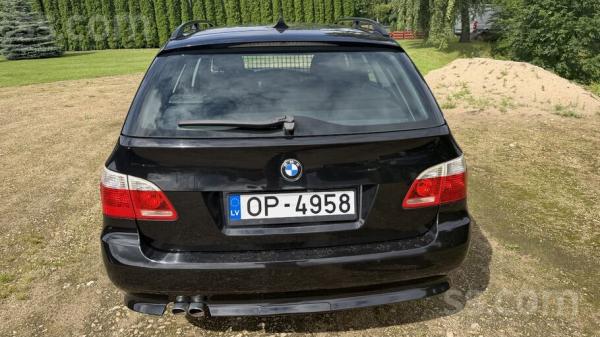 Black BMW 525 2005 in Limbazi, with an engine capacity of 2.50 L and mileage of 273 thousand km for 3700 €, photo 5 on AUTOMOTO.COM.LV