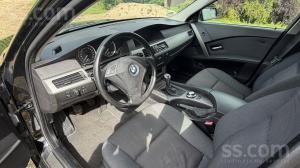 Черный БМВ 525 2005 в Лимбажи, объемом двигателя 2.50 л и пробегом 273 тыс. км за 3700 €, фото 12 на AUTOMOTO.COM.LV