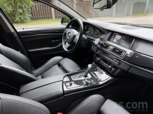 Black BMW 525 2014 in Riga, with an engine capacity of 2.00 L and mileage of 158 thousand km for 11900 €, photo 12 on AUTOMOTO.COM.LV