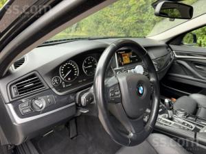 Black BMW 525 2014 in Riga, with an engine capacity of 2.00 L and mileage of 158 thousand km for 11900 €, photo 17 on AUTOMOTO.COM.LV