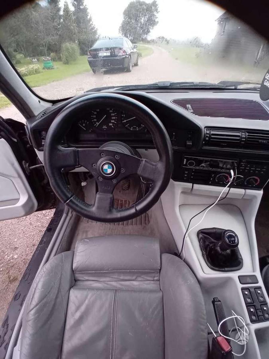 Melns BMW 525 1991 Šilalė, ar dzinēja tilpumu 2.49 L un nobraukumu 490 tūkst. km par 3500 €, foto 8 vietnē AUTOMOTO.COM.LV