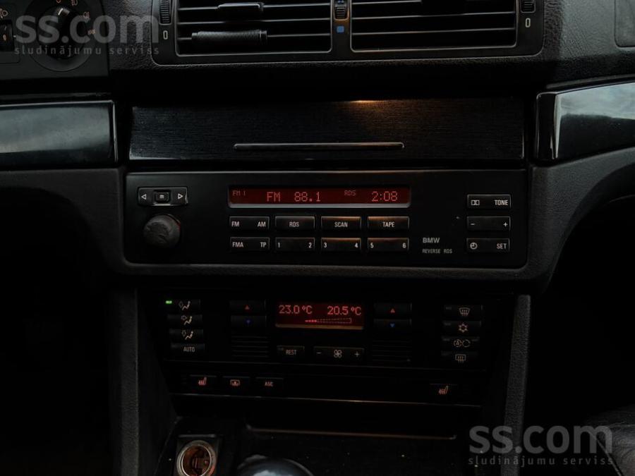 Melns BMW 525 1999 Valmiera, ar dzinēja tilpumu 2.50 L un nobraukumu 334 tūkst. km par 3390 €, foto 13 vietnē AUTOMOTO.COM.LV