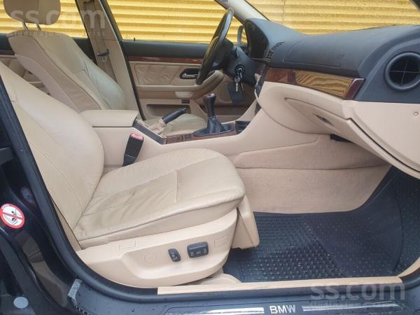 Черный БМВ 525 2001 в Огре, объемом двигателя 2.50 л и пробегом 255 тыс. км за 5500 €, фото 7 на AUTOMOTO.COM.LV