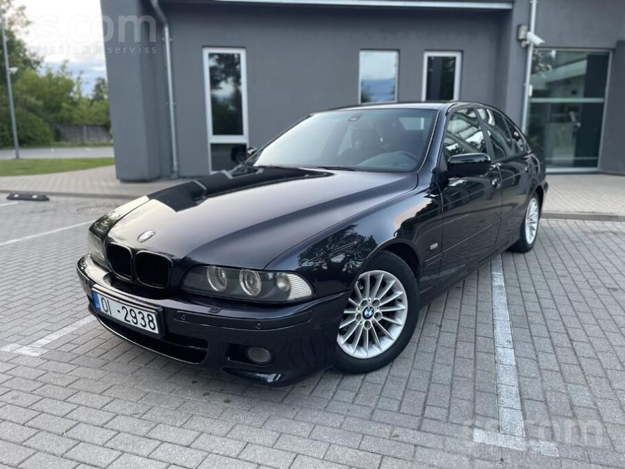 Черный БМВ 525 2001 в Юрмала, объемом двигателя 2.50 л и пробегом 380 тыс. км за 3550 €, фото 1 на AUTOMOTO.COM.LV