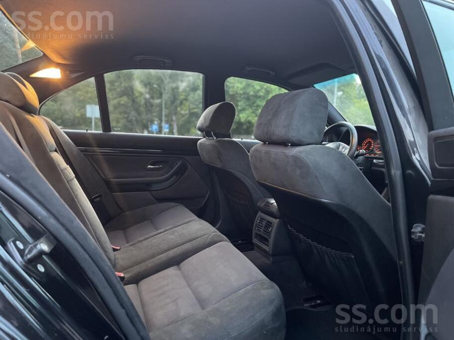 Черный БМВ 525 2001 в Юрмала, объемом двигателя 2.50 л и пробегом 380 тыс. км за 3550 €, фото 18 на AUTOMOTO.COM.LV