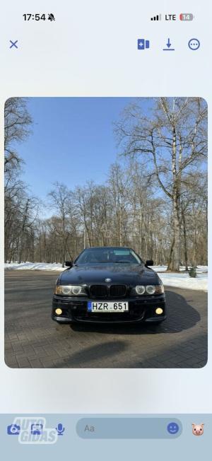 Black BMW 525 2002 in Vilnius, with an engine capacity of 2.50 L and mileage of 400 thousand km for 1650 €, photo 7 on AUTOMOTO.COM.LV