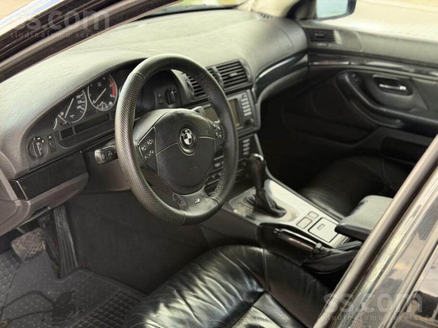 Melns BMW 525 2002 Liepāja, ar dzinēja tilpumu 2.50 L un nobraukumu 355 tūkst. km par 3590 €, foto 7 vietnē AUTOMOTO.COM.LV