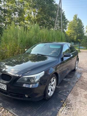 Black BMW 525 2003 in Jelgava, with an engine capacity of 2.50 L and mileage of 330 thousand km for 2100 €, photo  on AUTOMOTO.COM.LV