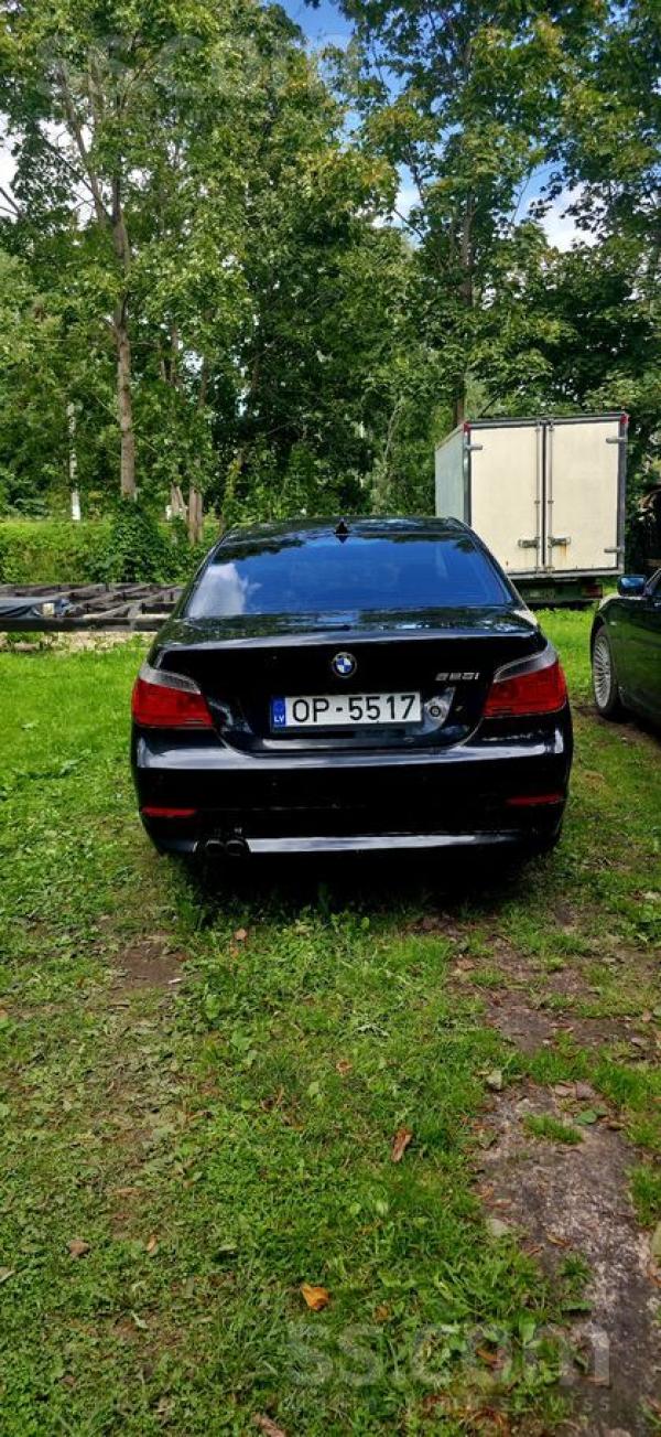 Black BMW 525 2003 in Ogre, with an engine capacity of 2.50 L and mileage of 371 thousand km for 2500 €, photo 4 on AUTOMOTO.COM.LV