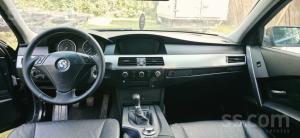 Black BMW 525 2003 in Ogre, with an engine capacity of 2.50 L and mileage of 371 thousand km for 2500 €, photo 6 on AUTOMOTO.COM.LV