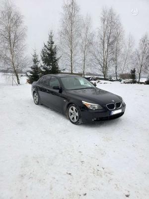 Black BMW 525 2004 in Alytus, with an engine capacity of 2.50 L and mileage of 404 thousand km for 4200 €, photo  on AUTOMOTO.COM.LV
