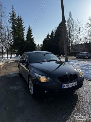 Black BMW 525 2004 in Plunge, with an engine capacity of 2.50 L and mileage of 452 thousand km for 2200 €, photo 10 on AUTOMOTO.COM.LV