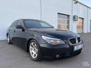 Black BMW 525 2004 in Vilnius, with an engine capacity of 2.50 L and mileage of 350 thousand km for 1750 €, photo 4 on AUTOMOTO.COM.LV