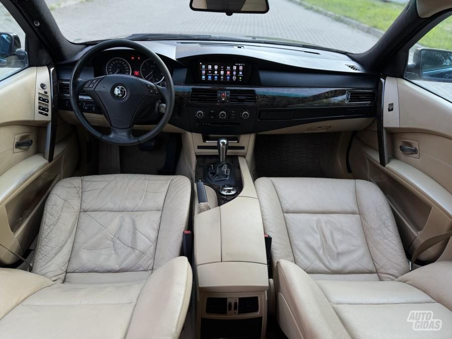 Melns BMW 525 2004 Kauņa, ar dzinēja tilpumu 2.50 L un nobraukumu 222 tūkst. km par 2900 €, foto 18 vietnē AUTOMOTO.COM.LV