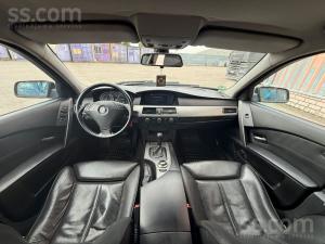 Black BMW 525 2004 in Riga, with an engine capacity of 2.50 L and mileage of 0 thousand km for 3900 €, photo 7 on AUTOMOTO.COM.LV