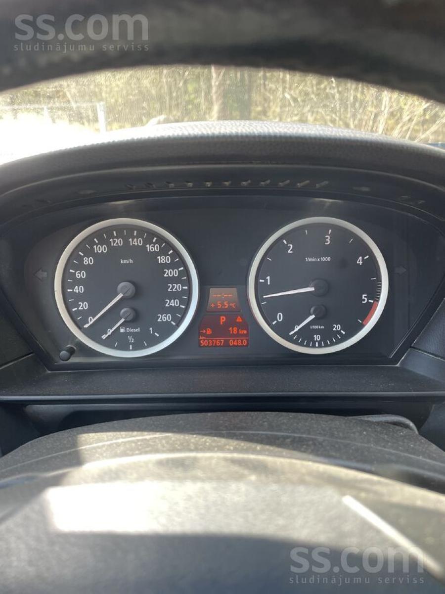 Черный БМВ 525 2004 в Екабпилс, объемом двигателя 2.50 л и пробегом 503 тыс. км за 2850 €, фото 11 на AUTOMOTO.COM.LV