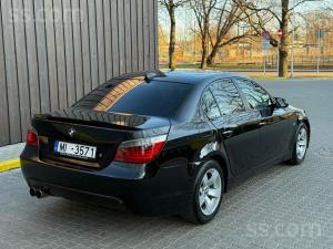 Black BMW 525 2004 in Riga, with an engine capacity of 2.50 L and mileage of 0 thousand km for 3290 €, photo 6 on AUTOMOTO.COM.LV