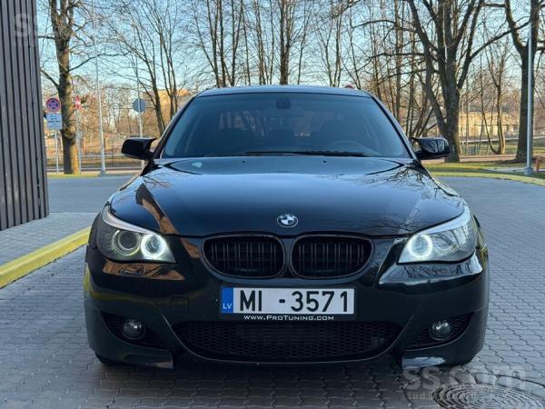 Black BMW 525 2004 in Riga, with an engine capacity of 2.50 L and mileage of 0 thousand km for 3290 €, photo 8 on AUTOMOTO.COM.LV