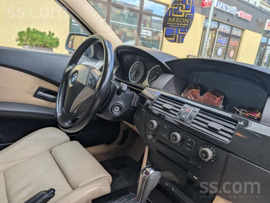 Melns BMW 525 2004 Rīga, ar dzinēja tilpumu 2.50 L un nobraukumu 0 tūkst. km par 3900 €, foto 6 vietnē AUTOMOTO.COM.LV