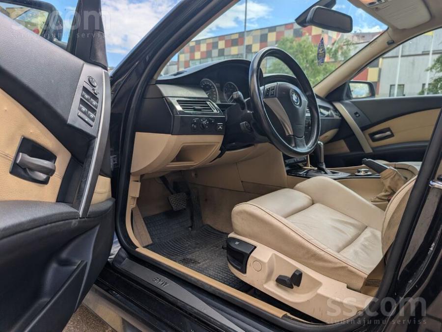 Melns BMW 525 2004 Rīga, ar dzinēja tilpumu 2.50 L un nobraukumu 0 tūkst. km par 3900 €, foto 8 vietnē AUTOMOTO.COM.LV