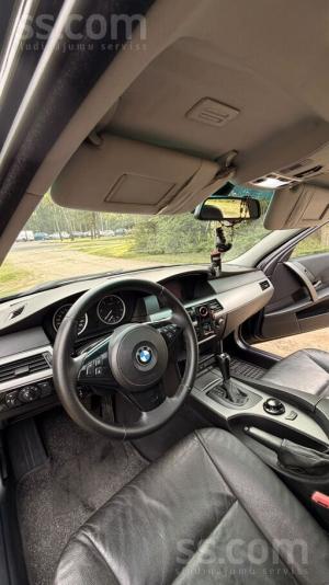 Melns BMW 525 2004 Rīga, ar dzinēja tilpumu 2.50 L un nobraukumu 368 tūkst. km par 7000 €, foto 11 vietnē AUTOMOTO.COM.LV
