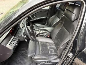 Black BMW 525 2004 in Riga, with an engine capacity of 2.50 L and mileage of 340 thousand km for 4400 €, photo 10 on AUTOMOTO.COM.LV