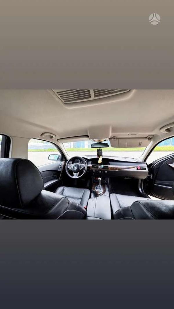 Melns BMW 525 2004 Šauļi, ar dzinēja tilpumu 2.50 L un nobraukumu 398 tūkst. km par 2150 €, foto 10 vietnē AUTOMOTO.COM.LV