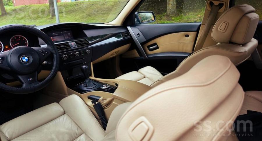 Melns BMW 525 2004 Dobele, ar dzinēja tilpumu 2.50 L un nobraukumu 363 tūkst. km par 4300 €, foto 7 vietnē AUTOMOTO.COM.LV