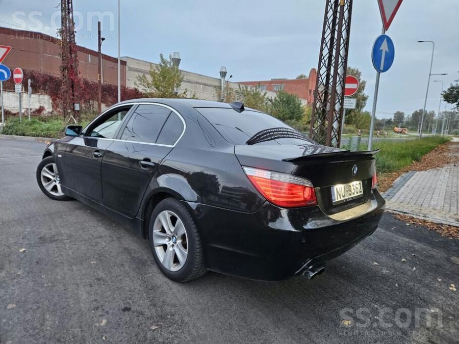 Черный БМВ 525 2004 в Рига, объемом двигателя 2.50 л и пробегом 450 тыс. км за 3850 €, фото 9 на AUTOMOTO.COM.LV