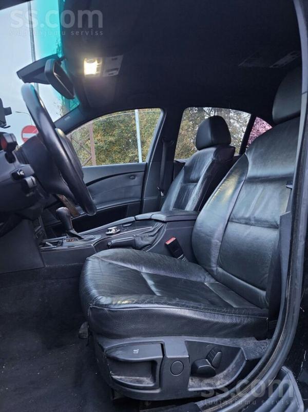 БМВ 525 2004 в Рига на AUTOMOTO.COM.LV Черный БМВ 525 2004 в Рига, объемом двигателя 2.50 л и пробегом 450 тыс. км за 3850 €, фото 10 на AUTOMOTO.COM.LV
