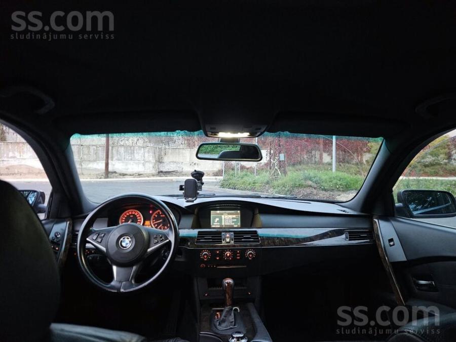 Черный БМВ 525 2004 в Рига, объемом двигателя 2.50 л и пробегом 450 тыс. км за 3850 €, фото 17 на AUTOMOTO.COM.LV