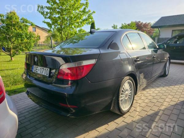 Black BMW 525 2005 in Riga, with an engine capacity of 2.50 L and mileage of 0 thousand km for 4650 €, photo 4 on AUTOMOTO.COM.LV